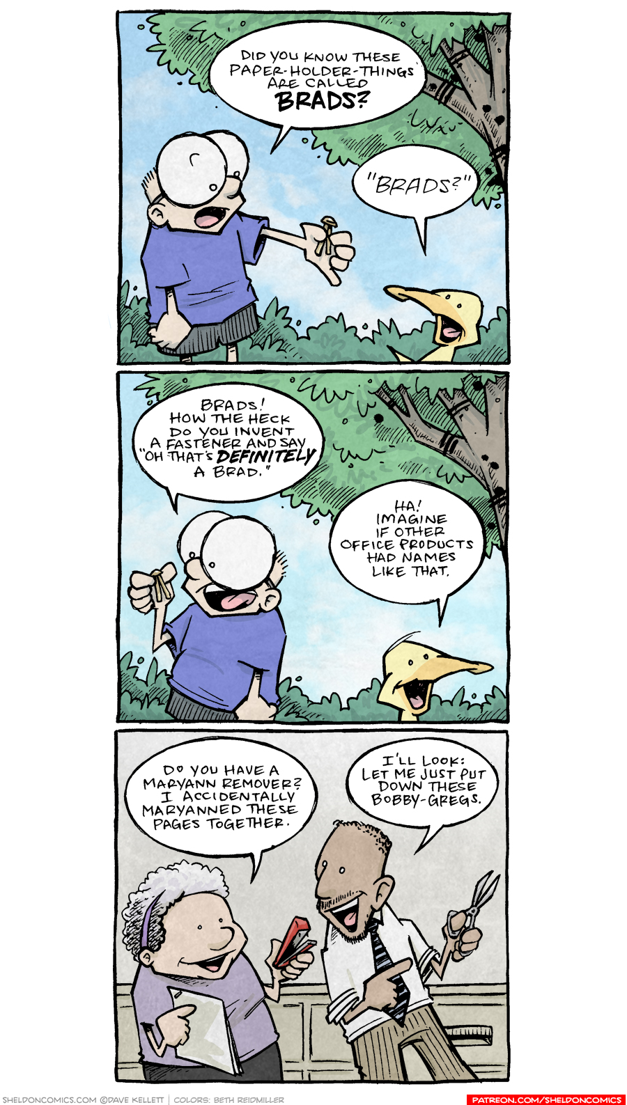 Brads - Sheldon® Comic Strip