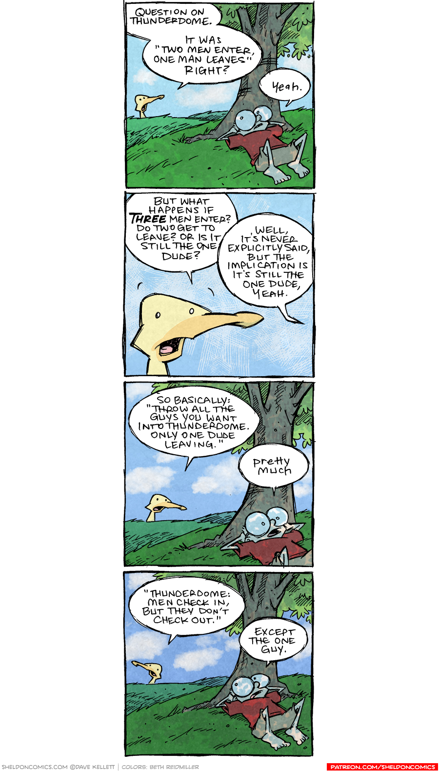 Thunderdome - Sheldon® Comic Strip