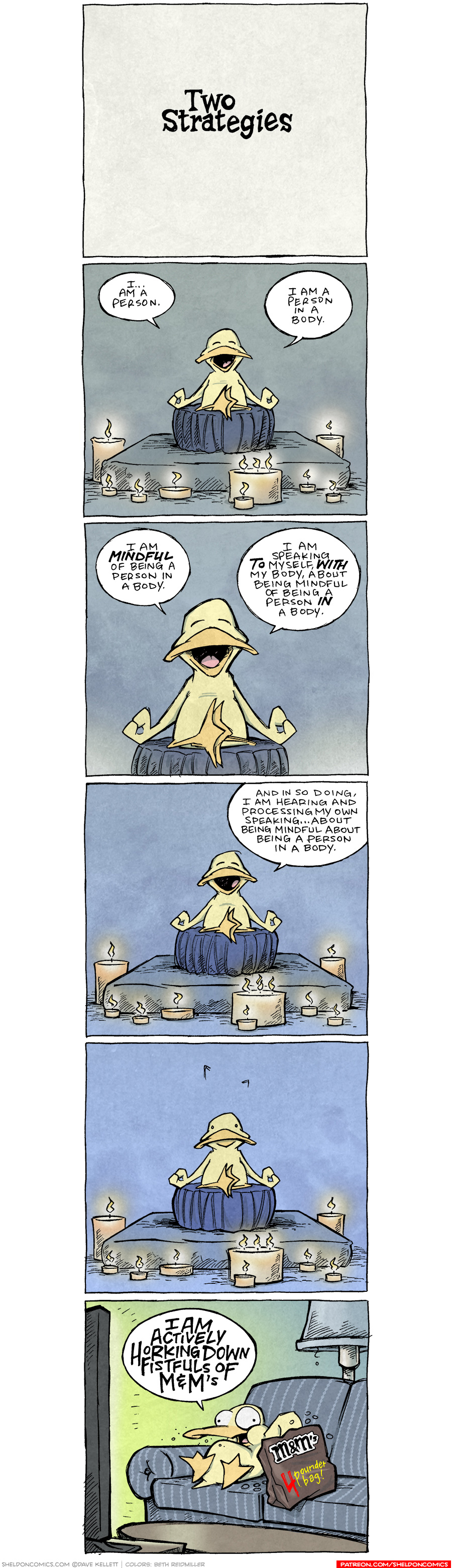 Two Strategies - Sheldon® Comic Strip