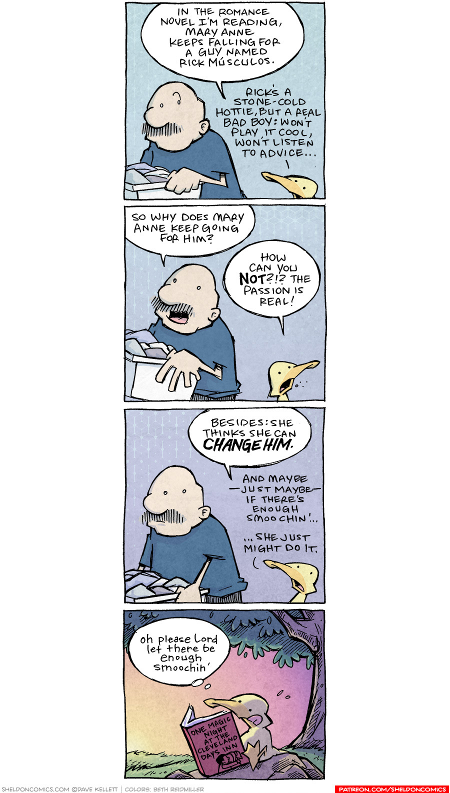 Enough Smoochin - Sheldon® Comic Strip