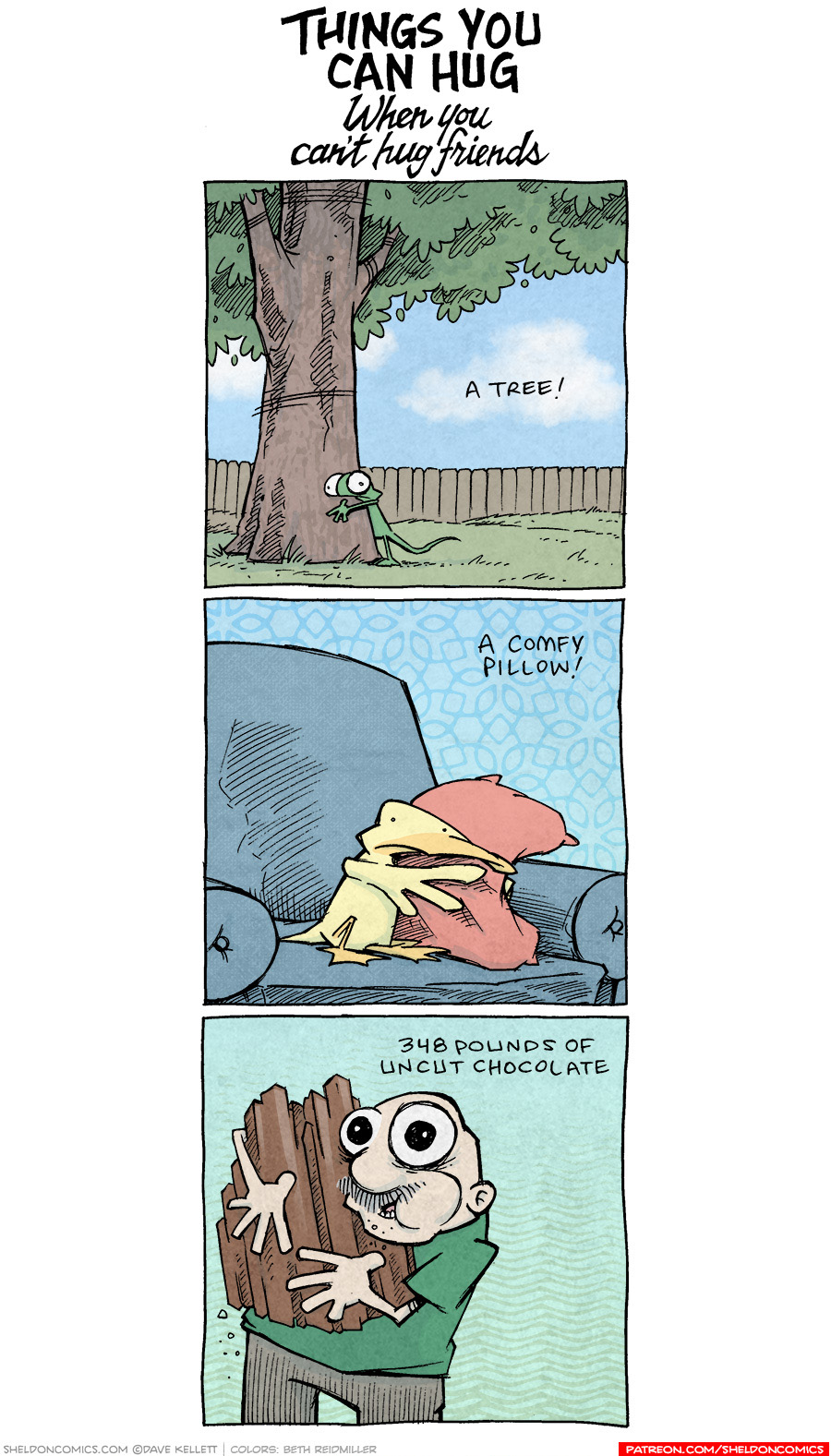 Things You Can Hug - Sheldon® Comic Strip