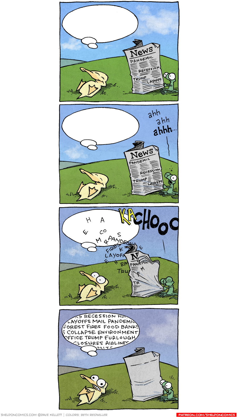 Contagious - Sheldon® Comic Strip