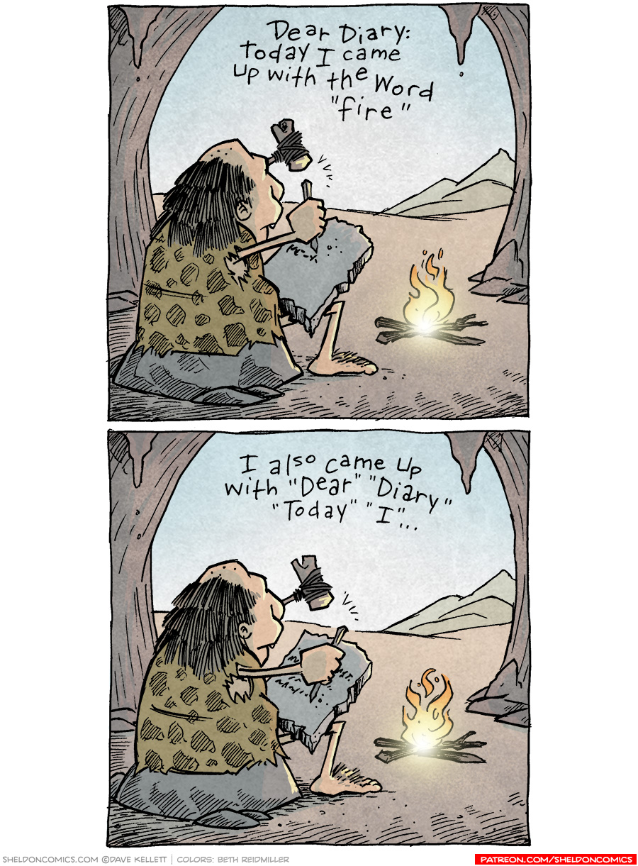 Dear Diary... - Sheldon® Comic Strip