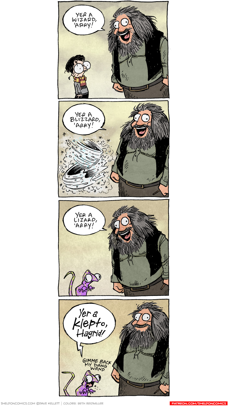Yer a Wizard! - Sheldon® Comic Strip