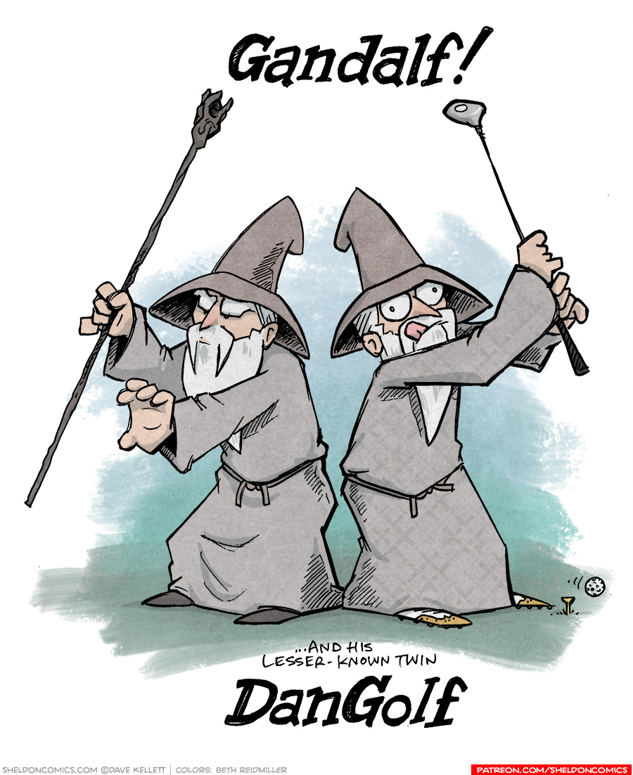 Dangolf the Green - Sheldon® Comic Strip