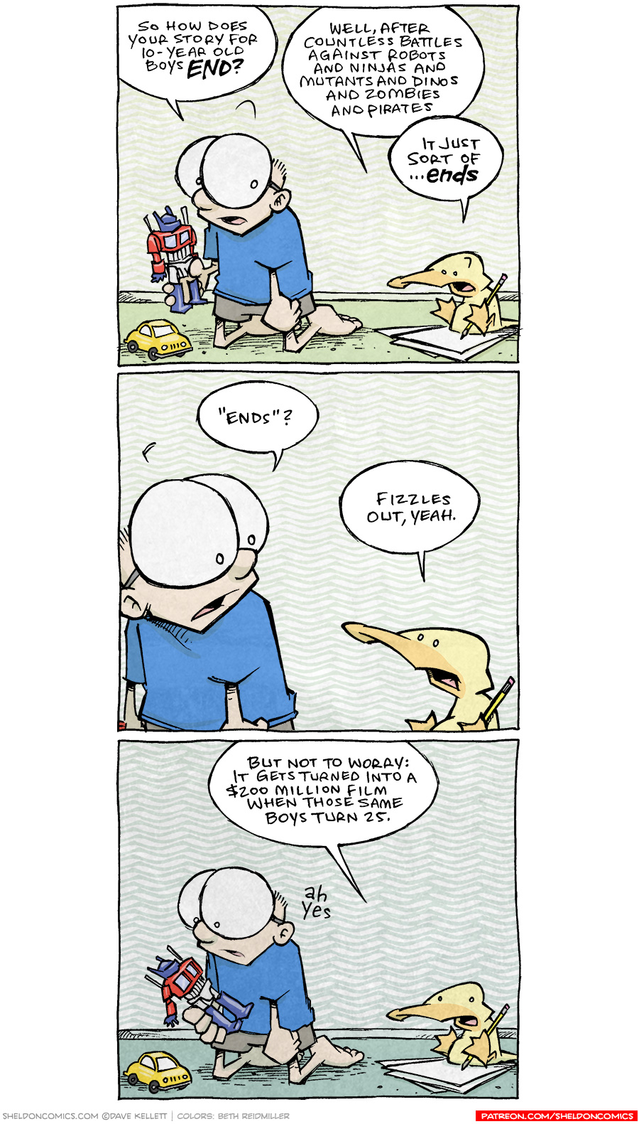 Kryptonite for 10 year-olds part 4 - Sheldon® Comic Strip