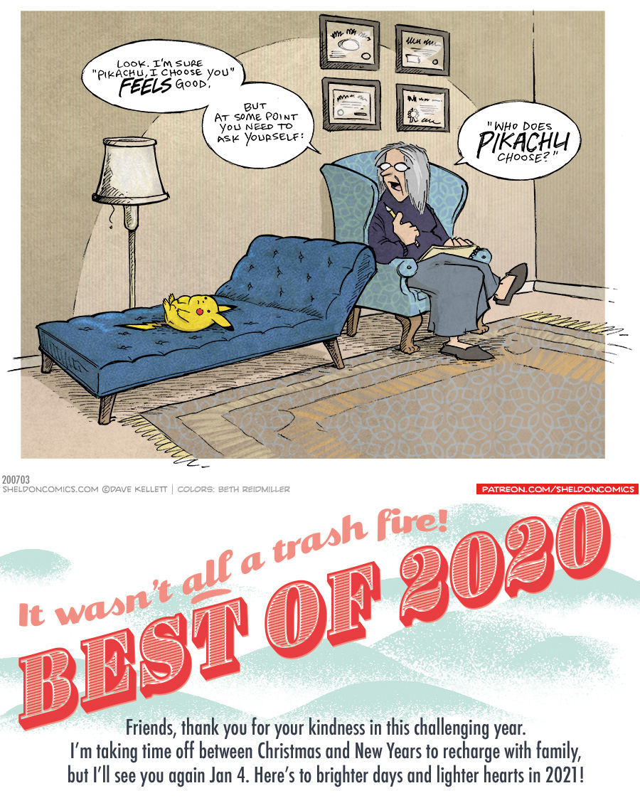Best of 2020: PIKACHU - Sheldon® Comic Strip