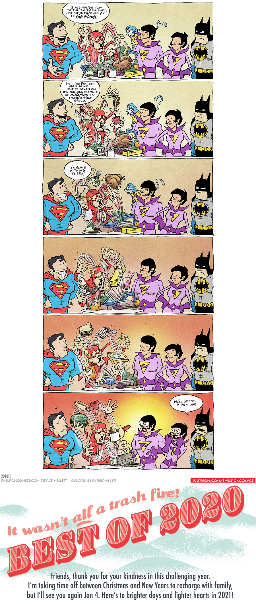 Best of 2020: JUSTICE LEAGUE - Sheldon® Comic Strip
