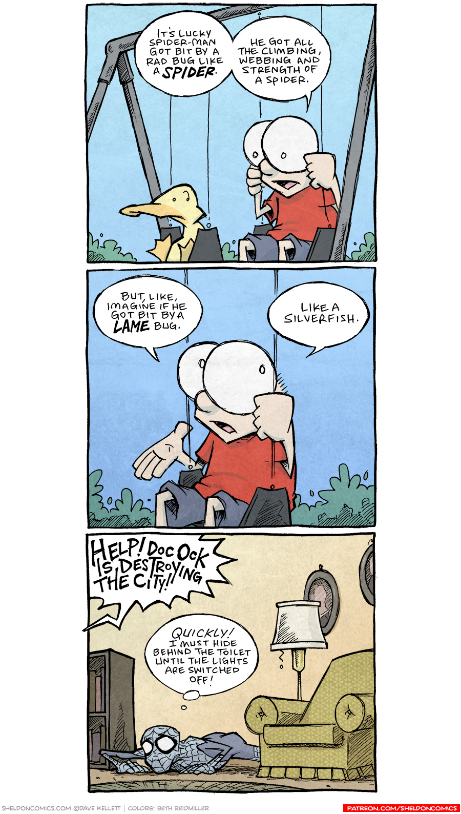 Silverfish-Man - Sheldon® Comic Strip
