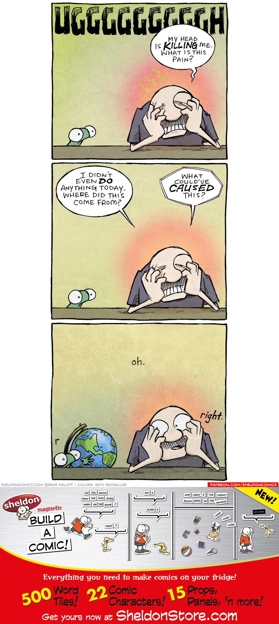 Global Headache - Sheldon® Comic Strip