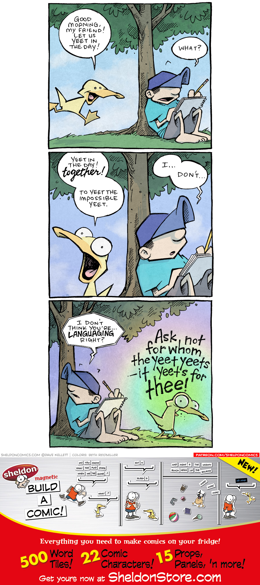 YEET - Sheldon® Comic Strip