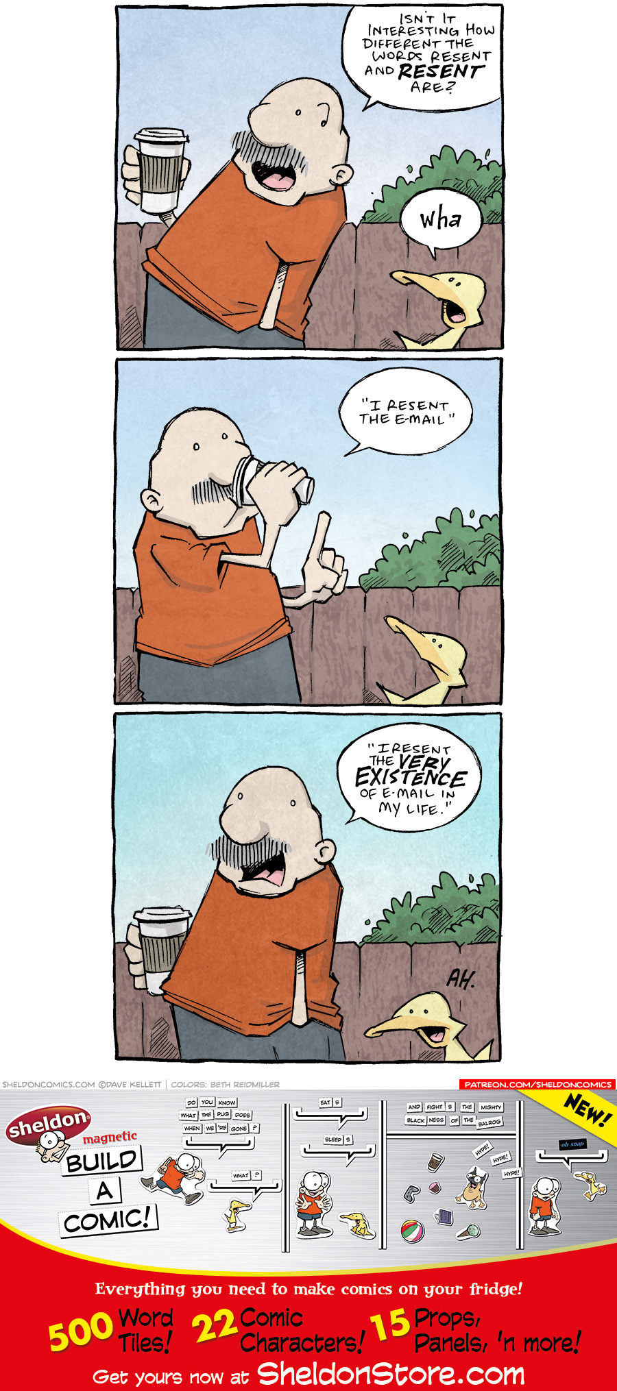 Resent - Sheldon® Comic Strip