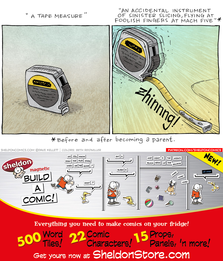 A Tape Measure - Sheldon® Comic Strip