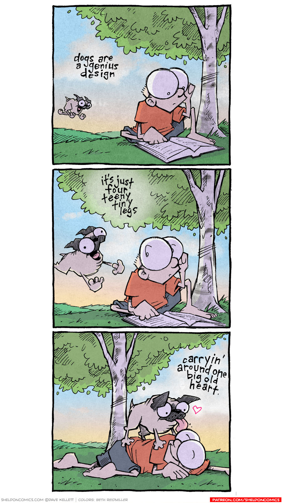Dogs are a Genius Design - Sheldon® Comic Strip