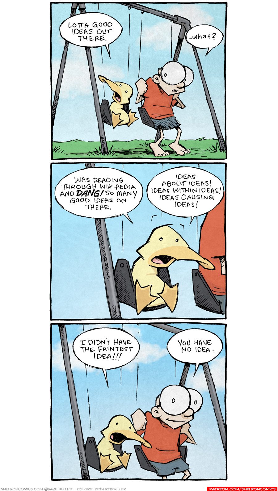 Ideas - Sheldon® Comic Strip