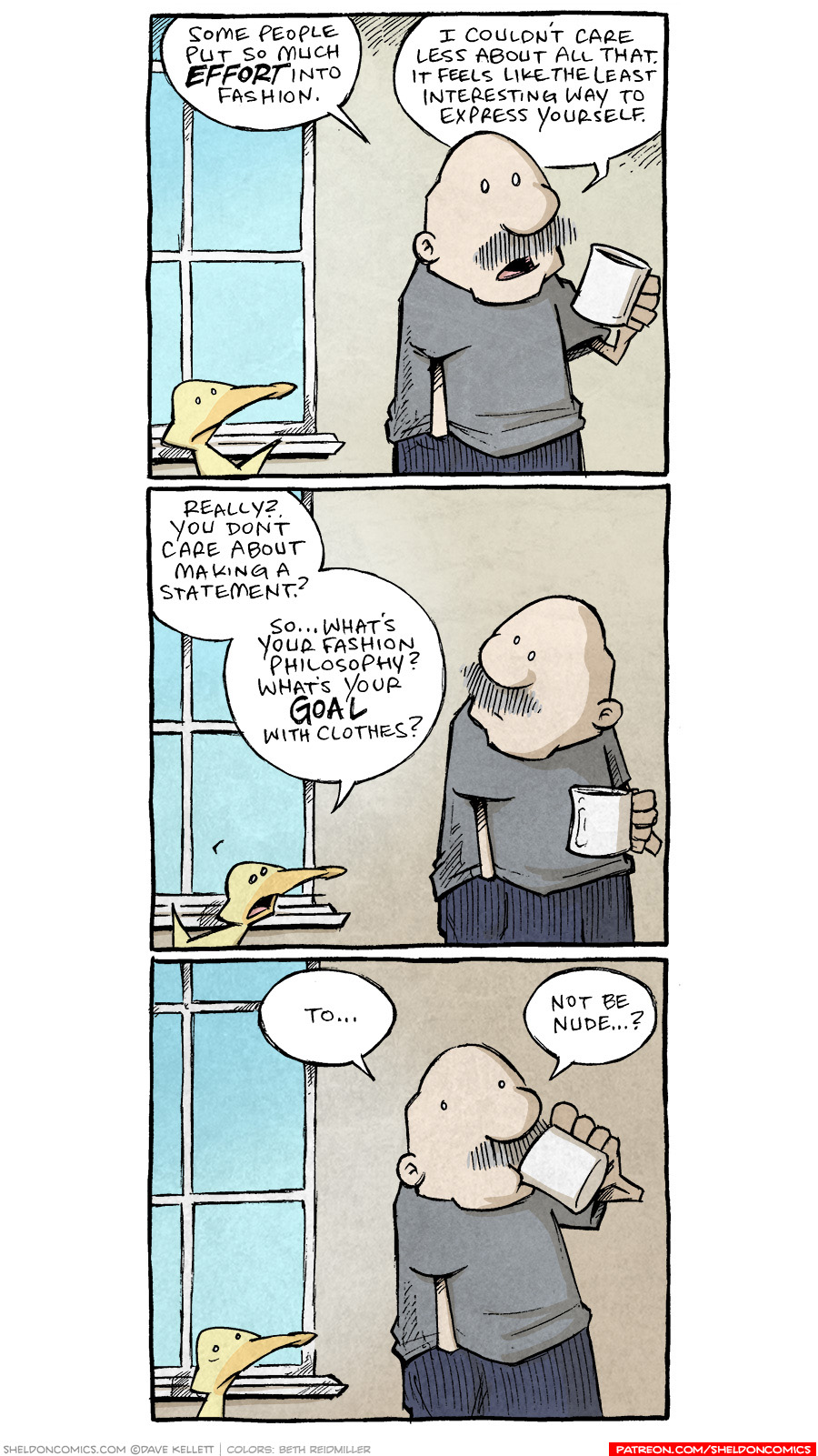 Fashion - Sheldon® Comic Strip