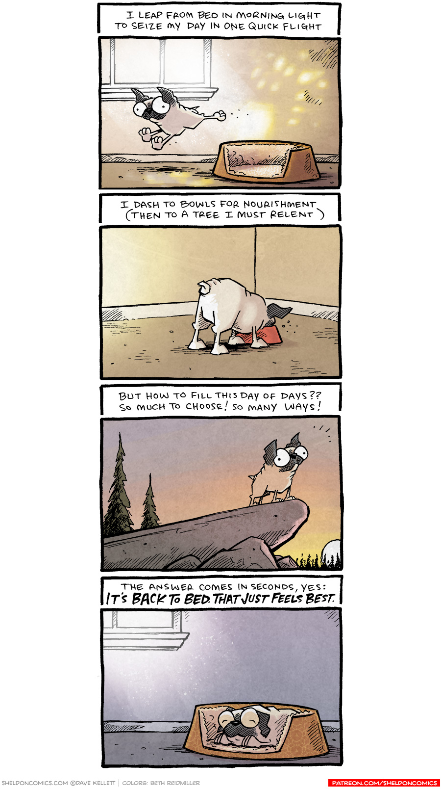 Morning Routine - Sheldon® Comic Strip