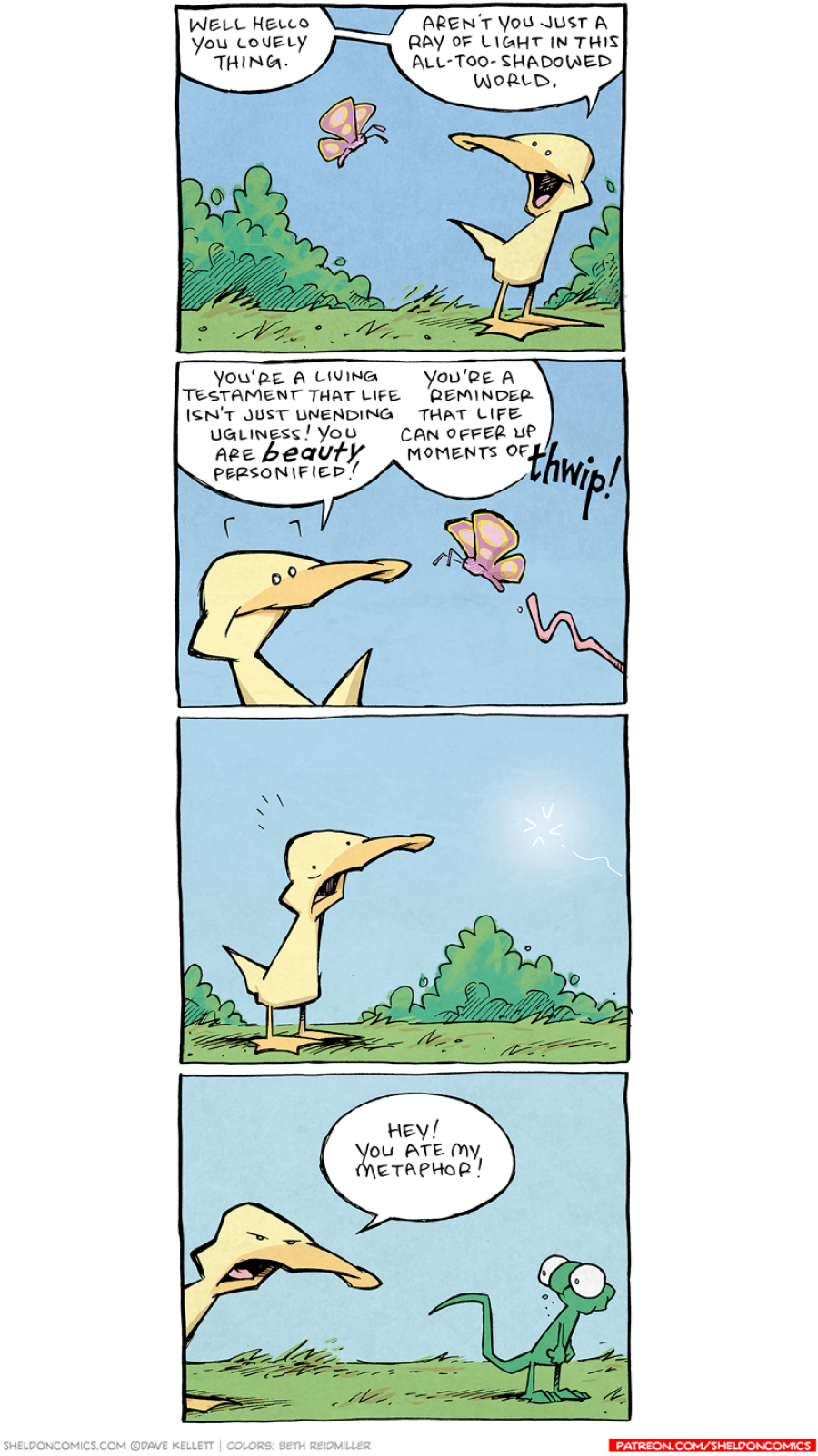 A Ray of Light in this All-Too-Shadowed World - Sheldon® Comic Strip