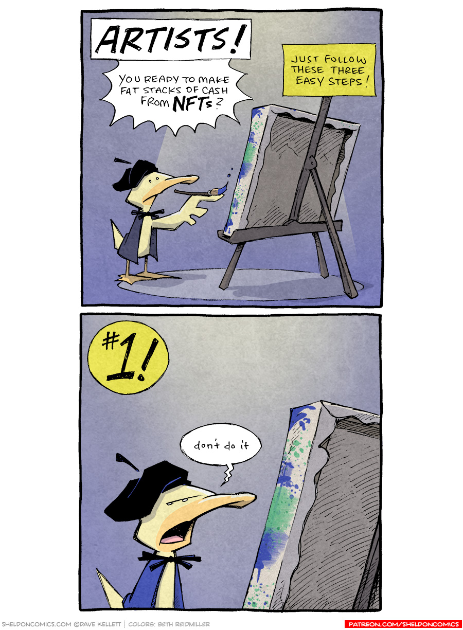 NFT's! - Sheldon® Comic Strip