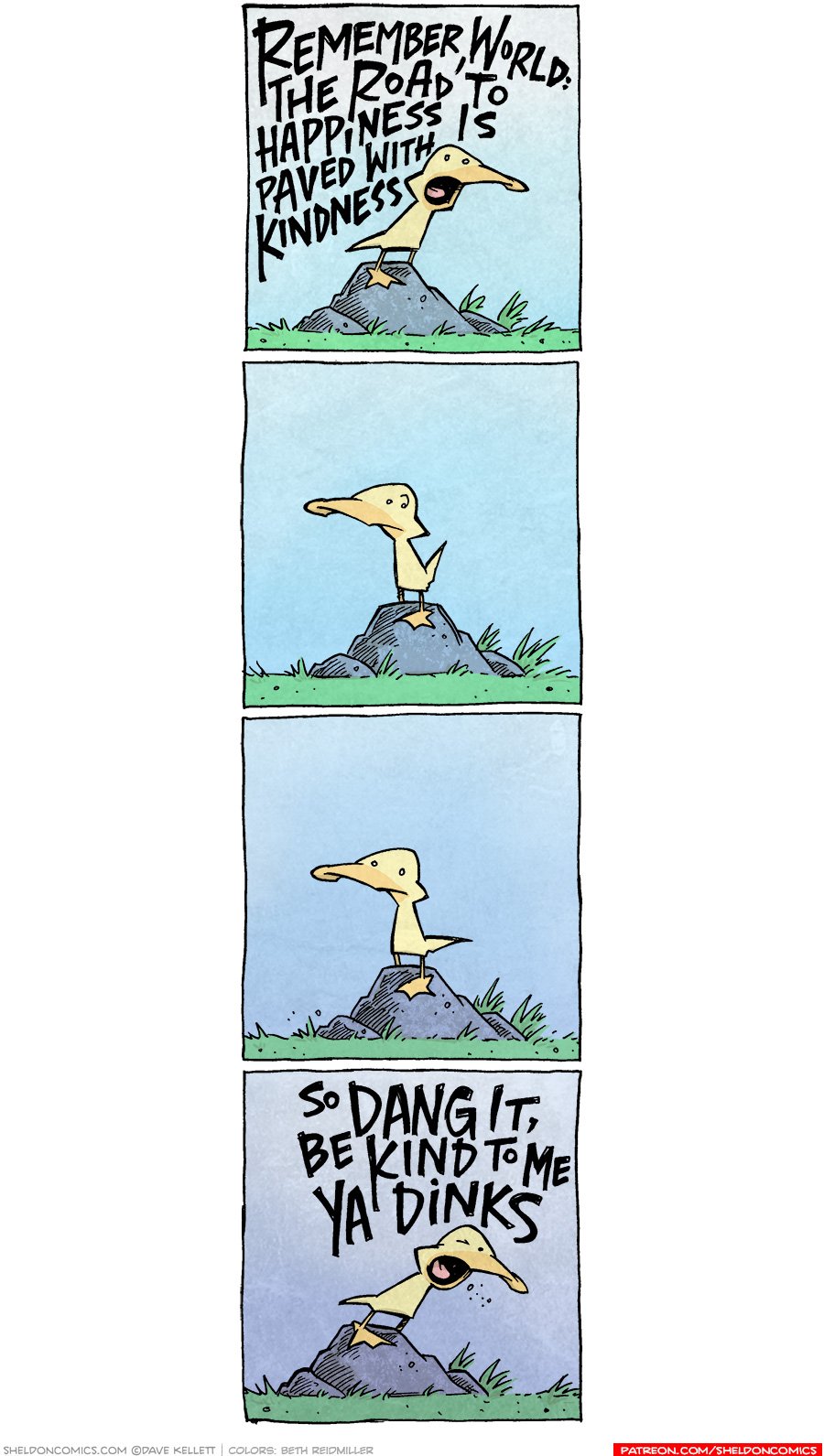 Kindness - Sheldon® Comic Strip