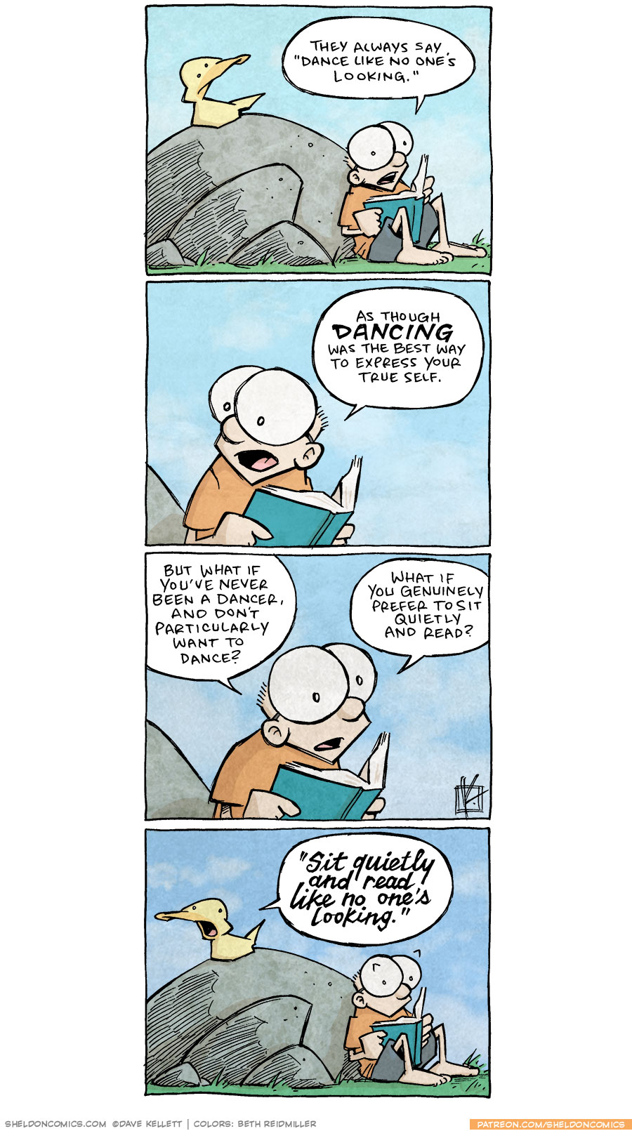 "Dance" like no one's watching - Sheldon® Comic Strip