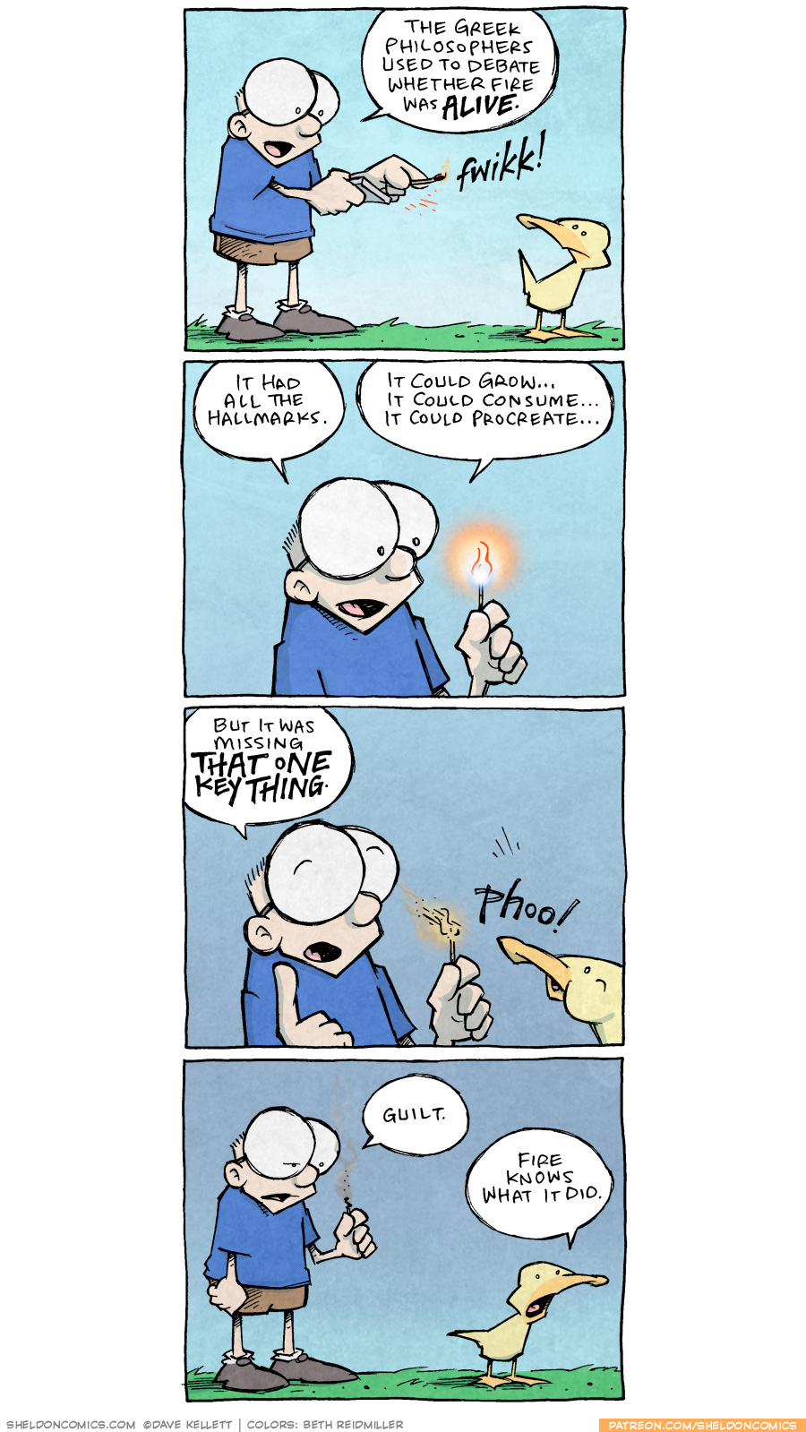 Fire! - Sheldon® Comic Strip